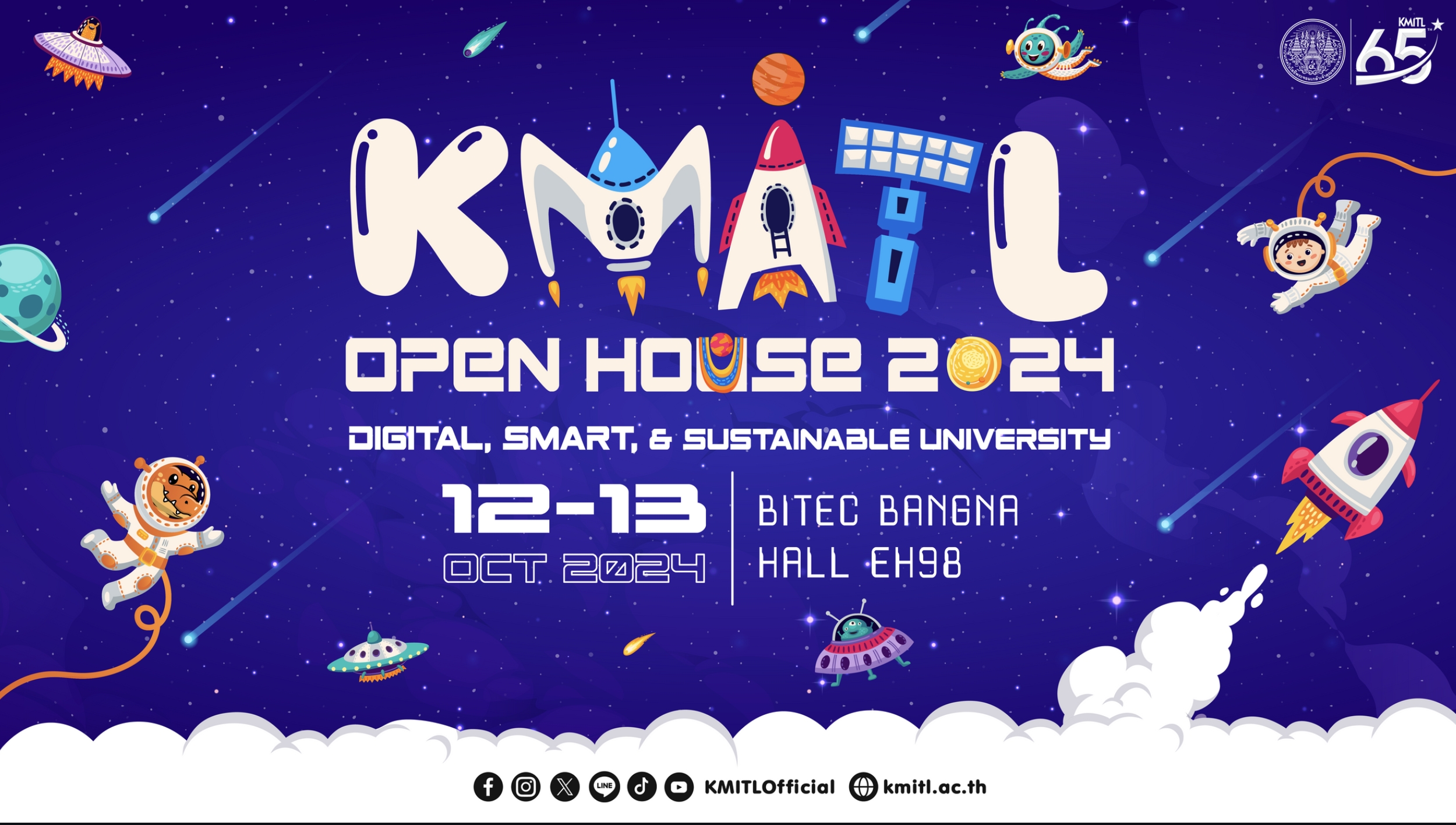 นักศึกษาช่วยปฏิบัติงาน ในงาน KMITL OPEN HOUSE 2024 (ช่วยงานหน่วยงานสื่อสารองค์กร) | KMITL Events